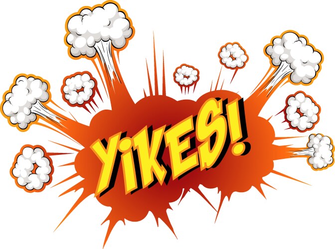 Comic speech bubble with oh no text Royalty Free Vector