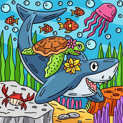 Sea Turtle Shark Vector Images (over 2,600)