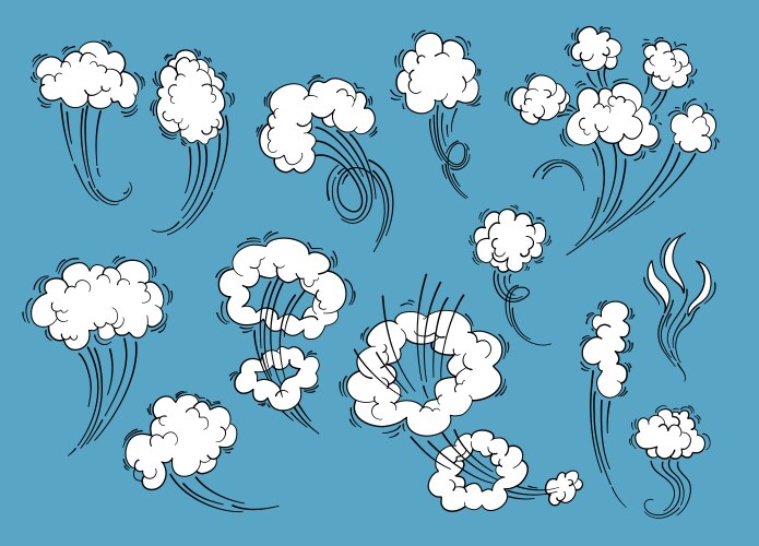 Cartoon Speed Cloud Vector Images (over 4,100)