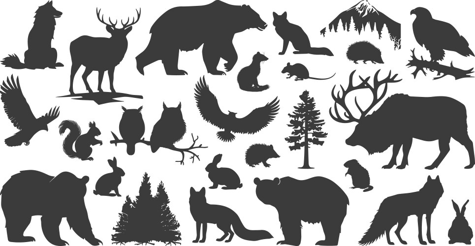 Animals Outlines Vector Images (over 390,000)
