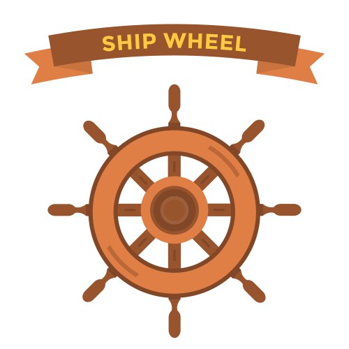 Rudder Royalty Free Vector Image - VectorStock