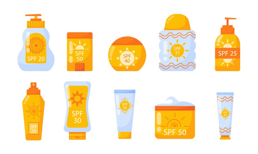 Cartoon Sunscreen Vector Images (over 2,200)