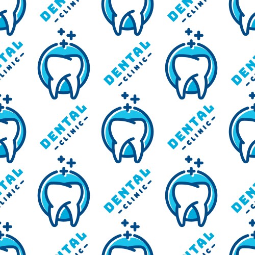 Dental label protection template Royalty Free Vector Image