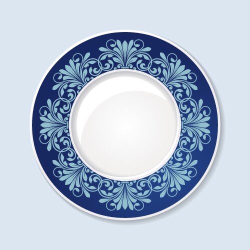 Plate Royalty Free Vector Image - VectorStock