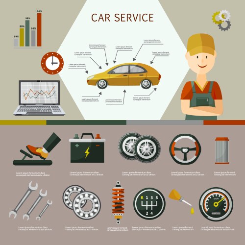Car infographic Royalty Free Vector Image - VectorStock