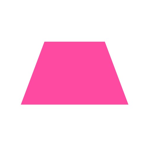 Red rhombus basic simple shapes isolated on white Vector Image