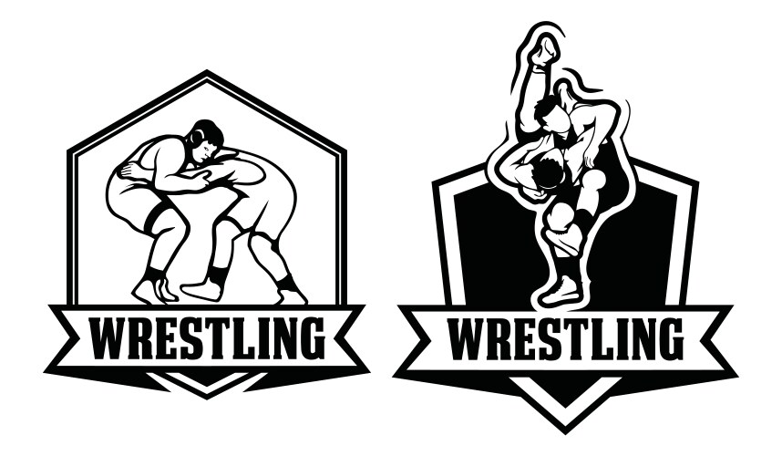 Wrestling Silhouette Vector Images (over 1,700)