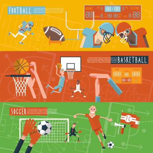 Sports infographics set Royalty Free Vector Image