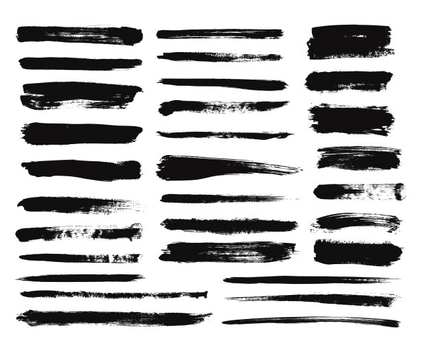 Long Brush Stroke Vector Images (over 2,700)