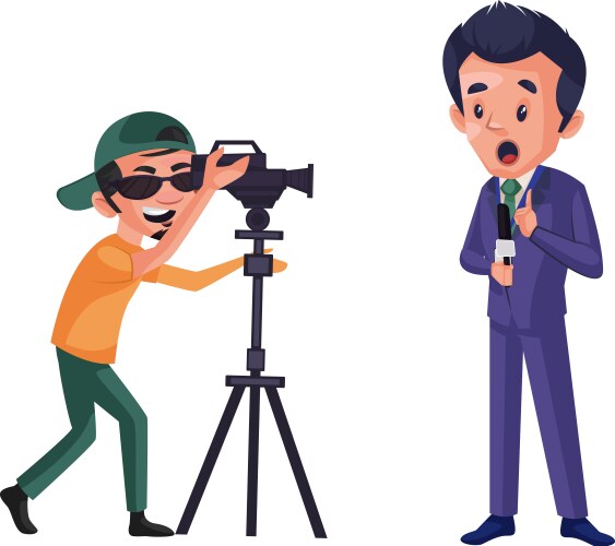 Journalist Cartoon Vector Images (over 7,600)