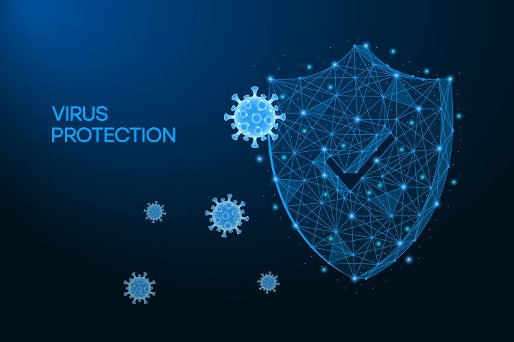 Protection shields set Royalty Free Vector Image
