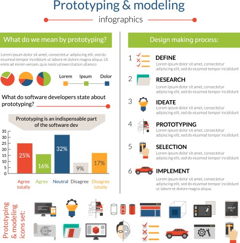 Laboratory infographics Royalty Free Vector Image