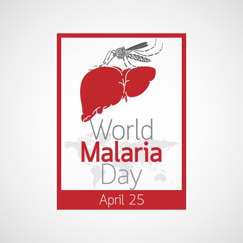 Malaria logo icon design Royalty Free Vector Image