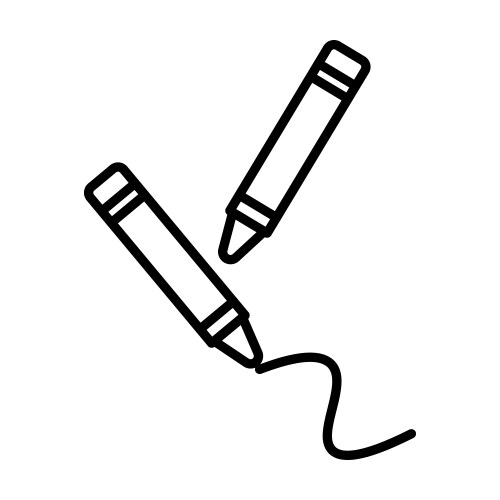 Kids with Crayons Vector Images (over 9,300)