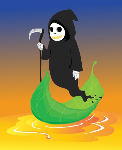 Frying pan in black and white Royalty Free Vector Image