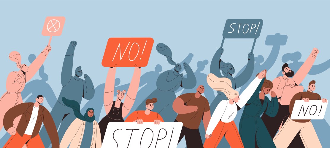 Angry Mob Vector Images (over 410)