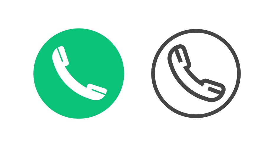 Telephone Symbol Green Vector Images (over 6,300)
