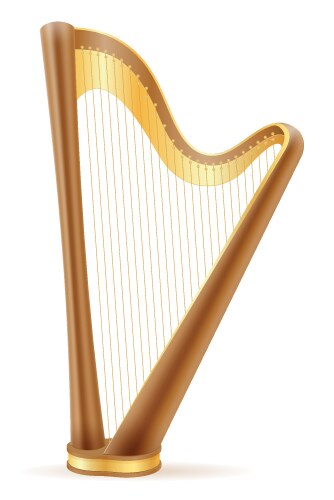 Harp Royalty Free Vector Image - VectorStock