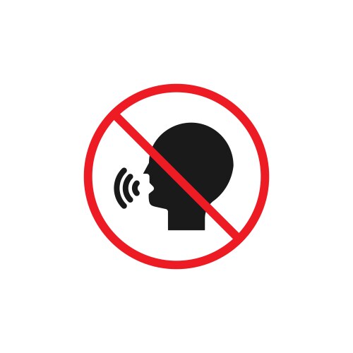 Please Keep Quiet Sign Vector Images (over 240)