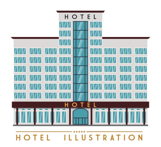 Hotel Royalty Free Vector Image - VectorStock