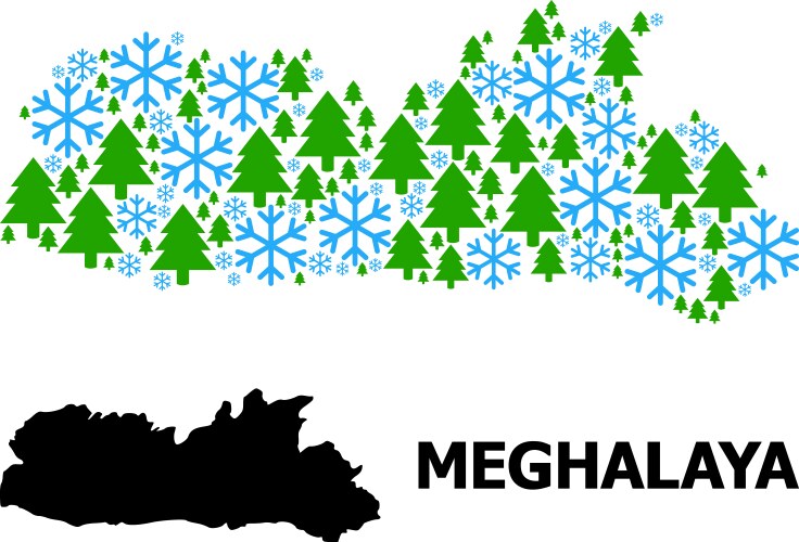 Meghalaya map Vector Images & Graphics for Commercial Use | VectorStock