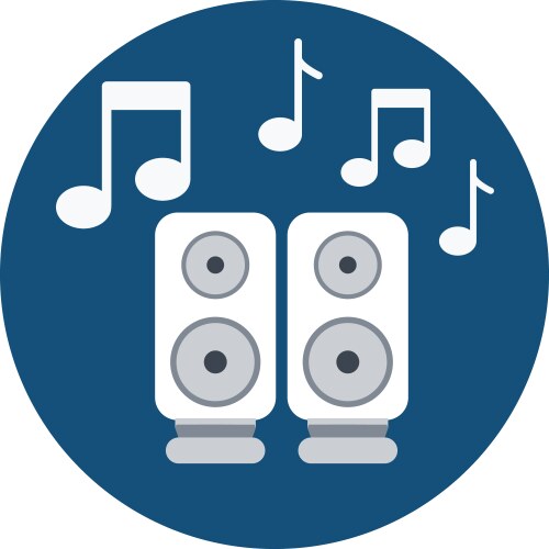A professional audio Royalty Free Vector Image
