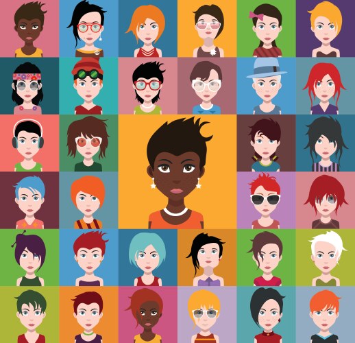 Avatars Royalty Free Vector Image - VectorStock