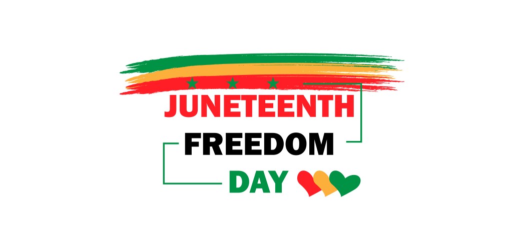 Celebrate juneteenth with stunning Royalty Free Vector Image