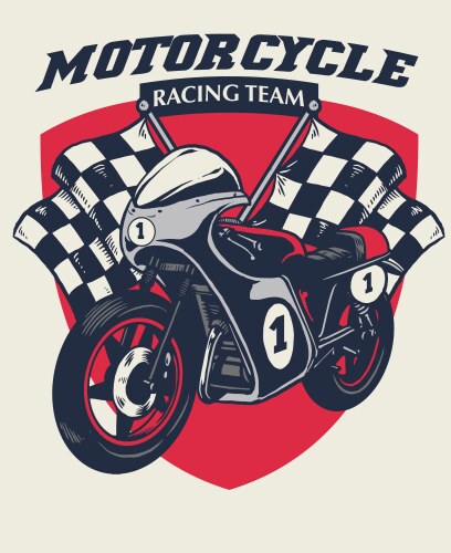 Vintage motorcycle Royalty Free Vector Image - VectorStock