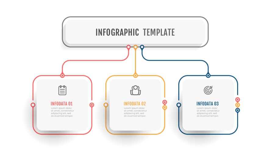 Navigation map infographic 5 steps timeline Vector Image