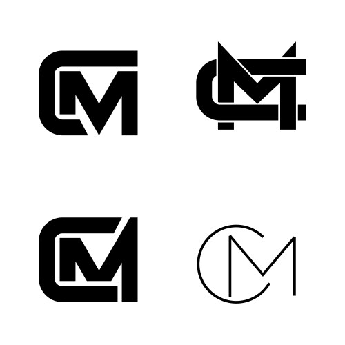 Letter Cm Logo Vector Images (over 2,600)