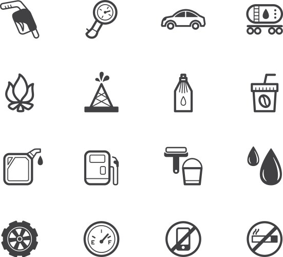Car service icon set Royalty Free Vector Image