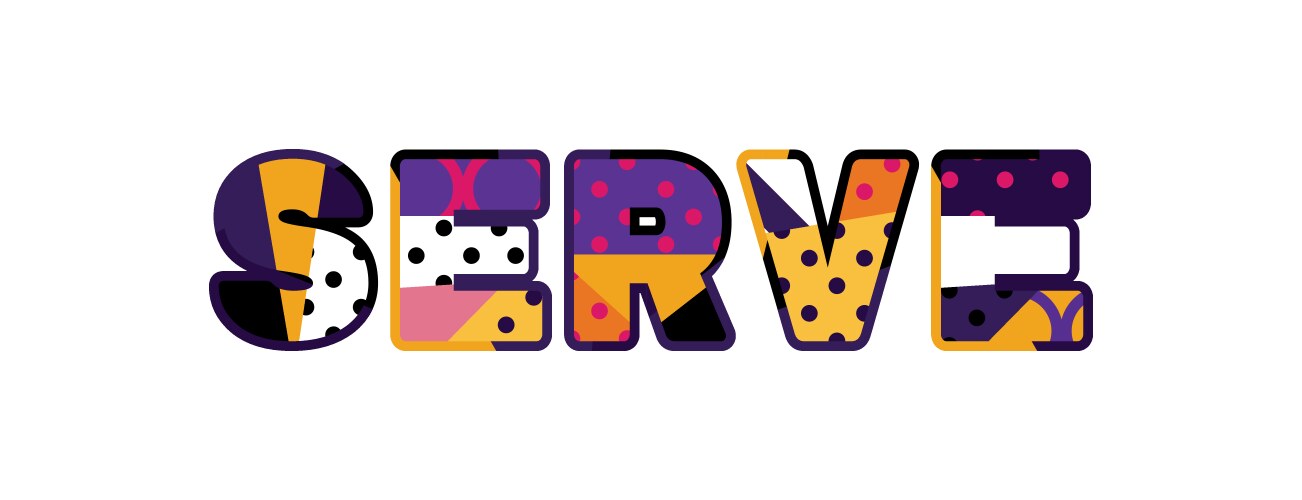 Ready to serve firefighter quote Royalty Free Vector Image