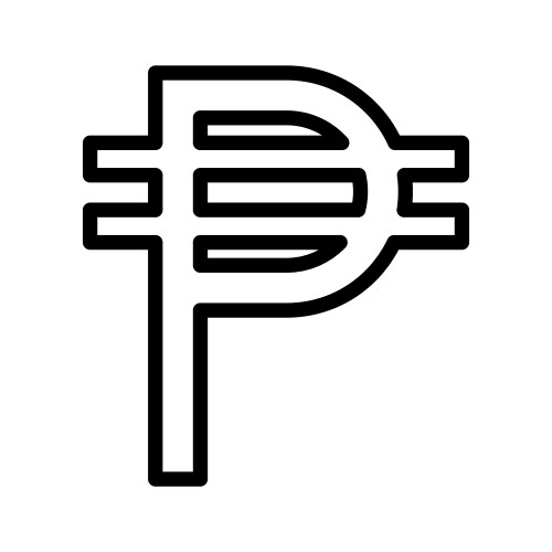 Philippine peso sign Vector Images & Graphics for Commercial Use ...