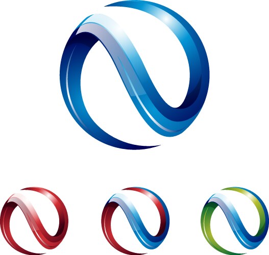 Infinity symbol limitless bright multicolor sign Vector Image