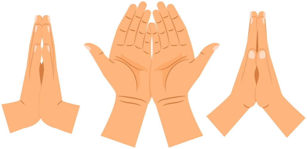 Praying Cartoon Hands Vector Images (over 2,700)