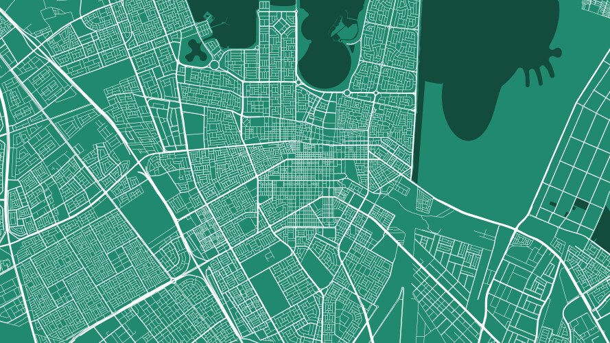 Dammam City Map Royalty Free Vector Image - VectorStock