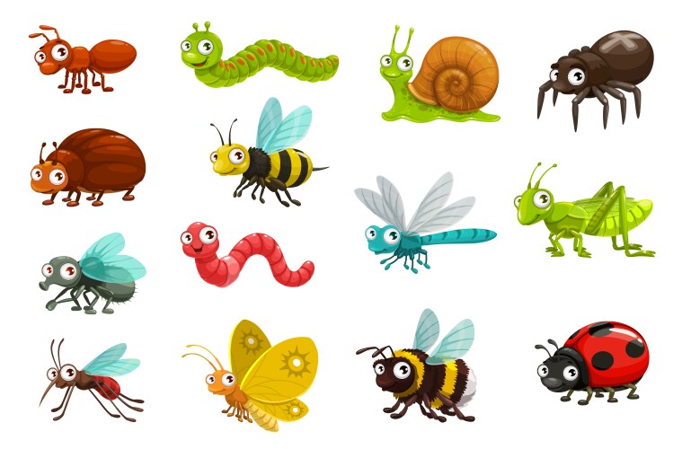 Cartoon Insects Vector Images (over 84,000)