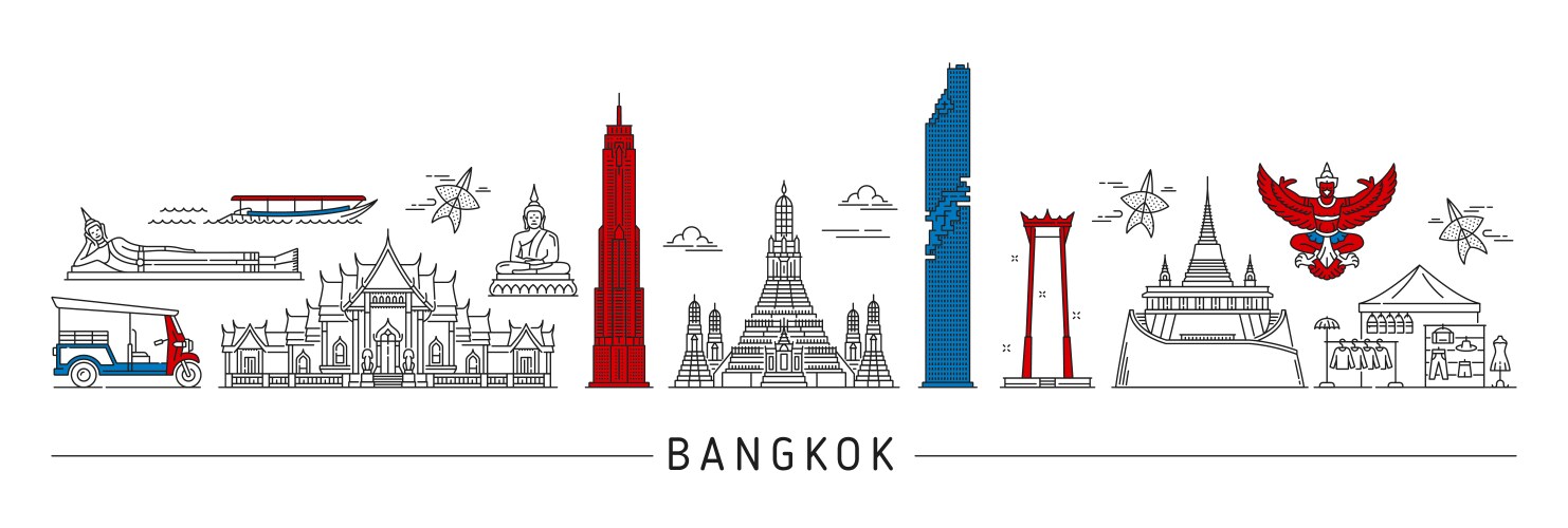 Bangkok Vector Images (over 7,100)
