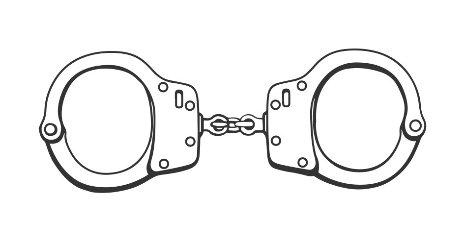Handcuffs Handcuff Draw Vector Images (over 760)