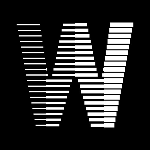 W letter lines logo icon Royalty Free Vector Image