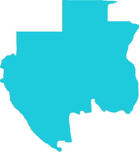 Libya map in blue country map libya border map Vector Image