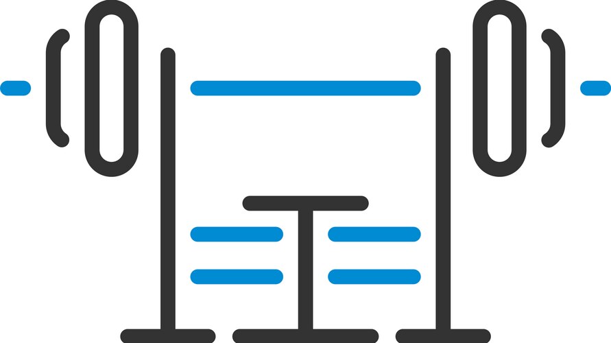 Dumbbell icon Royalty Free Vector Image - VectorStock