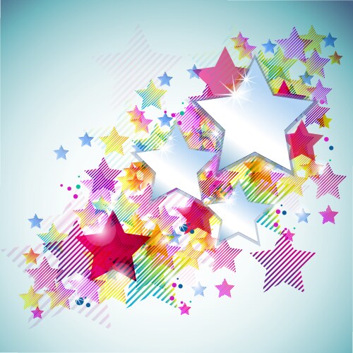 Beautiful star background eps10 Royalty Free Vector Image