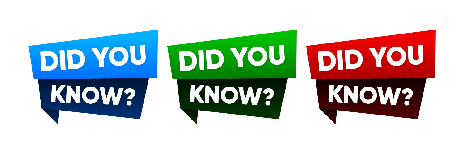 Did You Know Logo Did You Know Icon Vector Images (over 910)