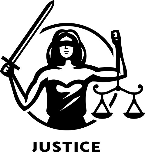 Lady justice logo Vector Images & Graphics for Commercial Use | VectorStock