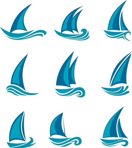 Sailing boat Royalty Free Vector Image - VectorStock