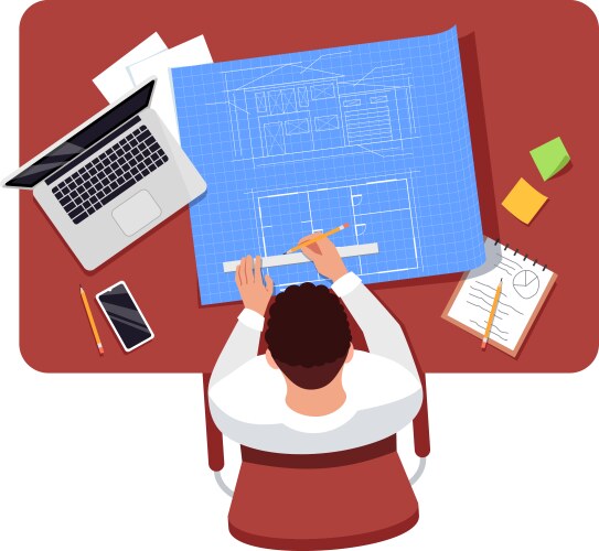 Top View Man Sitting Vector Images (over 920)