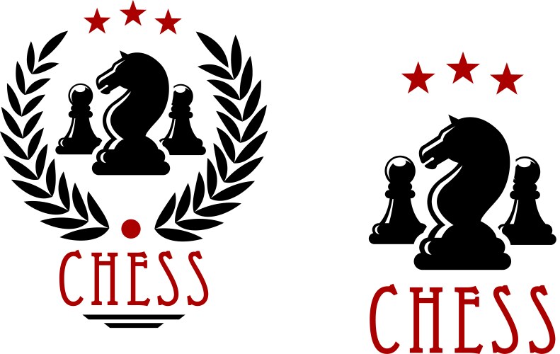 Chess Tournament Certificate Award Royalty Free Vector Image