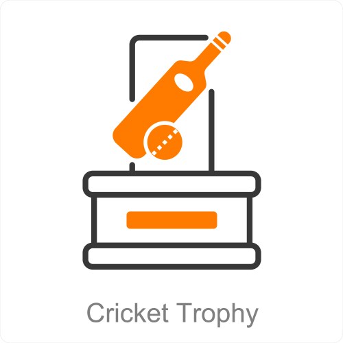 Cricket trophy Vector Images & Graphics for Commercial Use | VectorStock